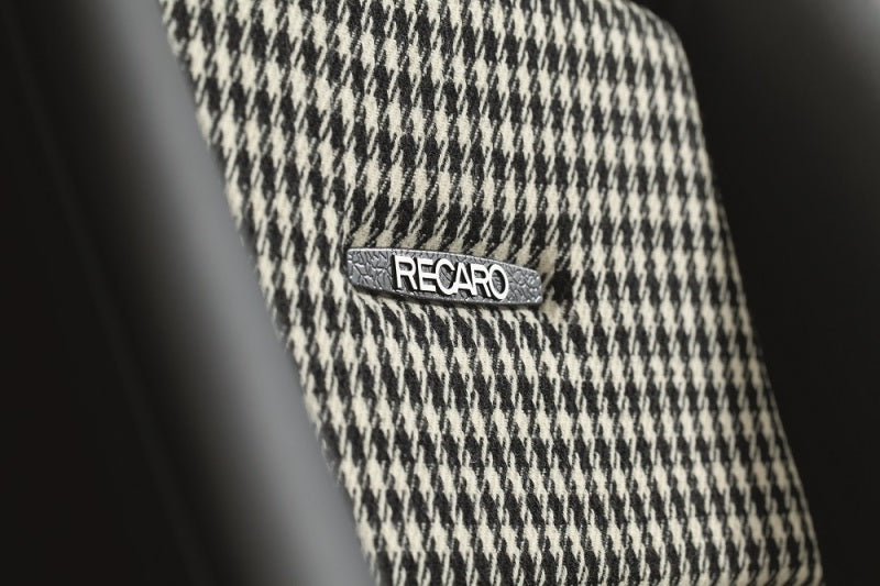 Recaro Classic Pole Position ABE Seat - Black Leather/Pepita Fabric ...