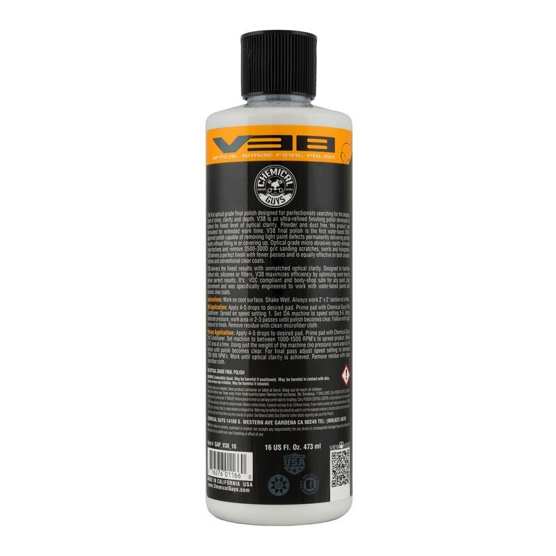 Chemical Guys V38 Optical Grade Final Polish - 16oz – StangMods LLC