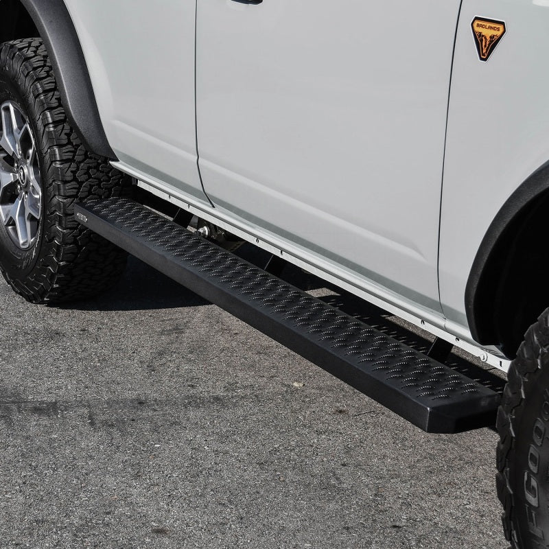 Westin Grate Steps Running Boards 75 in - Textured Black – StangMods LLC