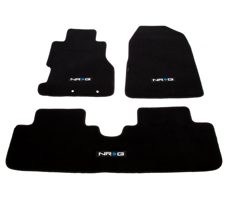 NRG Floor Mats - 02-03 Honda Civic Si 3DR Coupe (NRG Logo) - 3pc ...