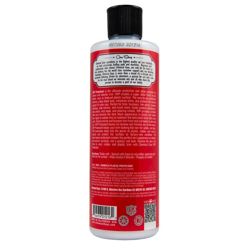 Chemical Guys VRP (Vinyl/Rubber/Plastic) Super Shine Dressing - 16oz ...