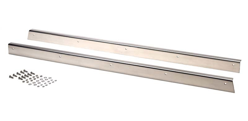Kentrol 55-83 Jeep CJ5 Rocker Guards Pair - Polished Silver – StangMods LLC