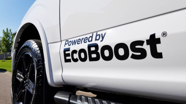 FORD "Powered by EcoBoost" Side Decals 24" Pair – StangMods LLC