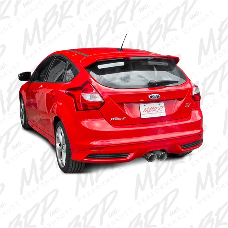 MBRP 13-14 Ford Focus ST 2.0L EcoBoost Dual Center Outlet AL 3in Cat B ...